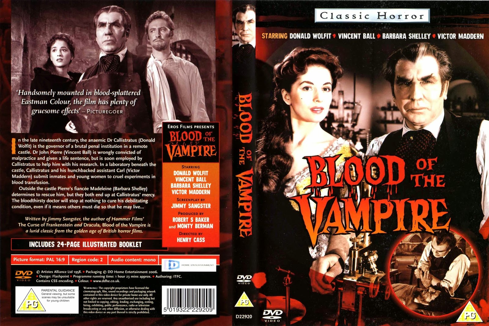 SPACE MONSTER: BLOOD OF THE VAMPIRE aka A NOITE DO VAMPIRO - 1958